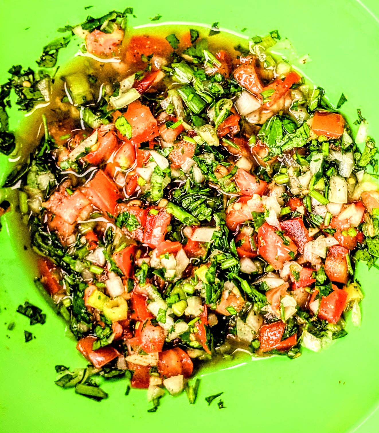 How to Make Lebanese Salad (Grain-Free Tabouleh) - Insane in the Brine