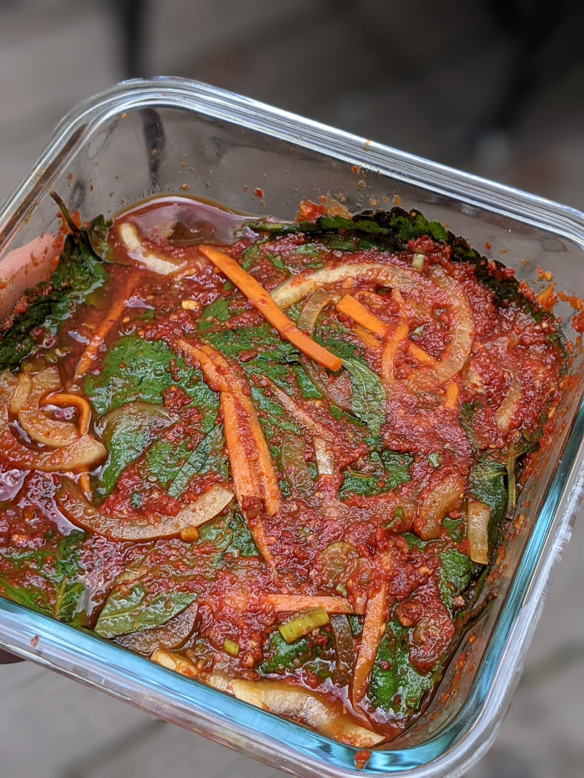 Perilla Leaf (Kkaennip) Kimchi - Insane in the Brine